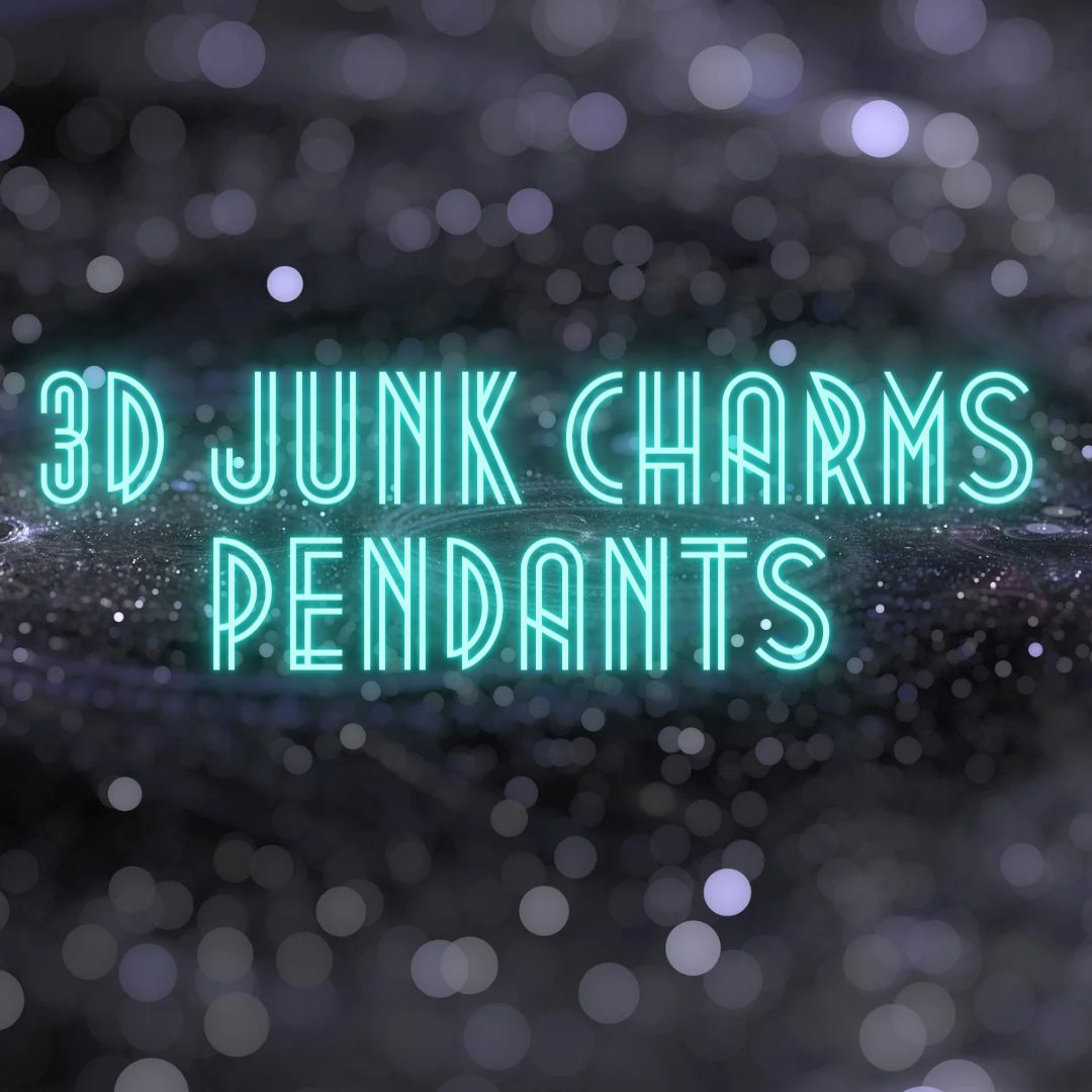 Junk/3D Charm Pendants to be used with jewelry, bracelet making ...